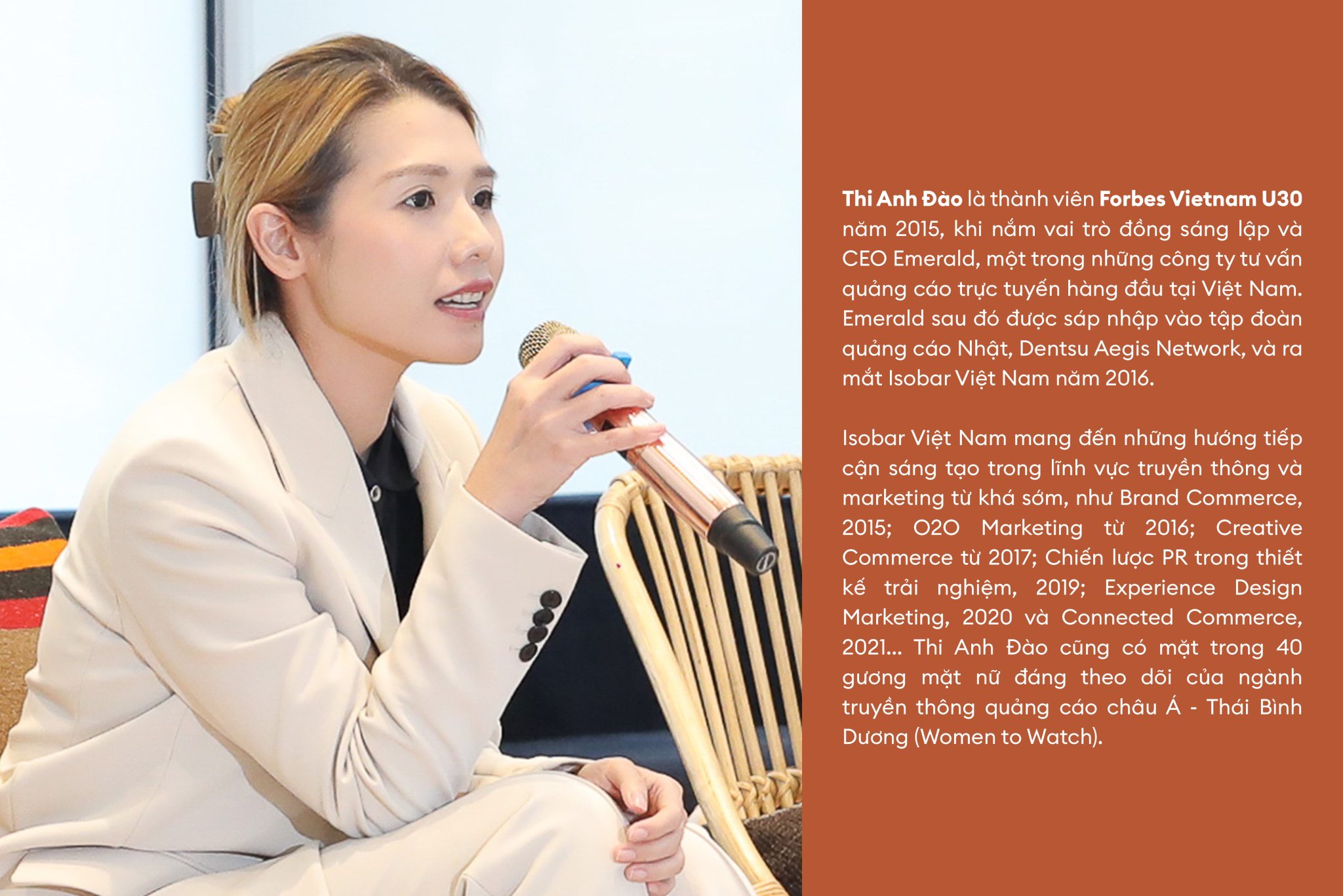 Thi Anh Đào, U30 Forbes Vietnam 2015: Thành công là khi biết xếp đặt ...